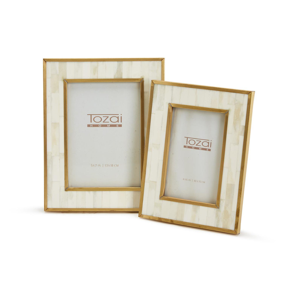 Bone and Brass Picture Frame — Maggie Griffin at Home